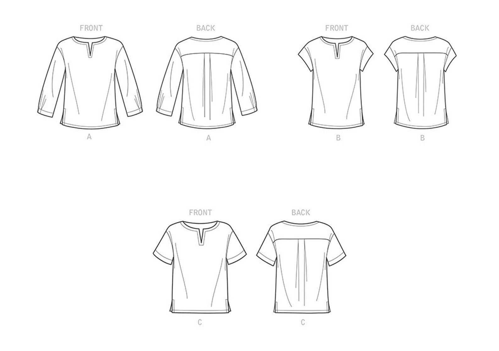 TOP SEWING PATTERN | Sew Womans Clothes Clothing | Formal Shirt Long ...
