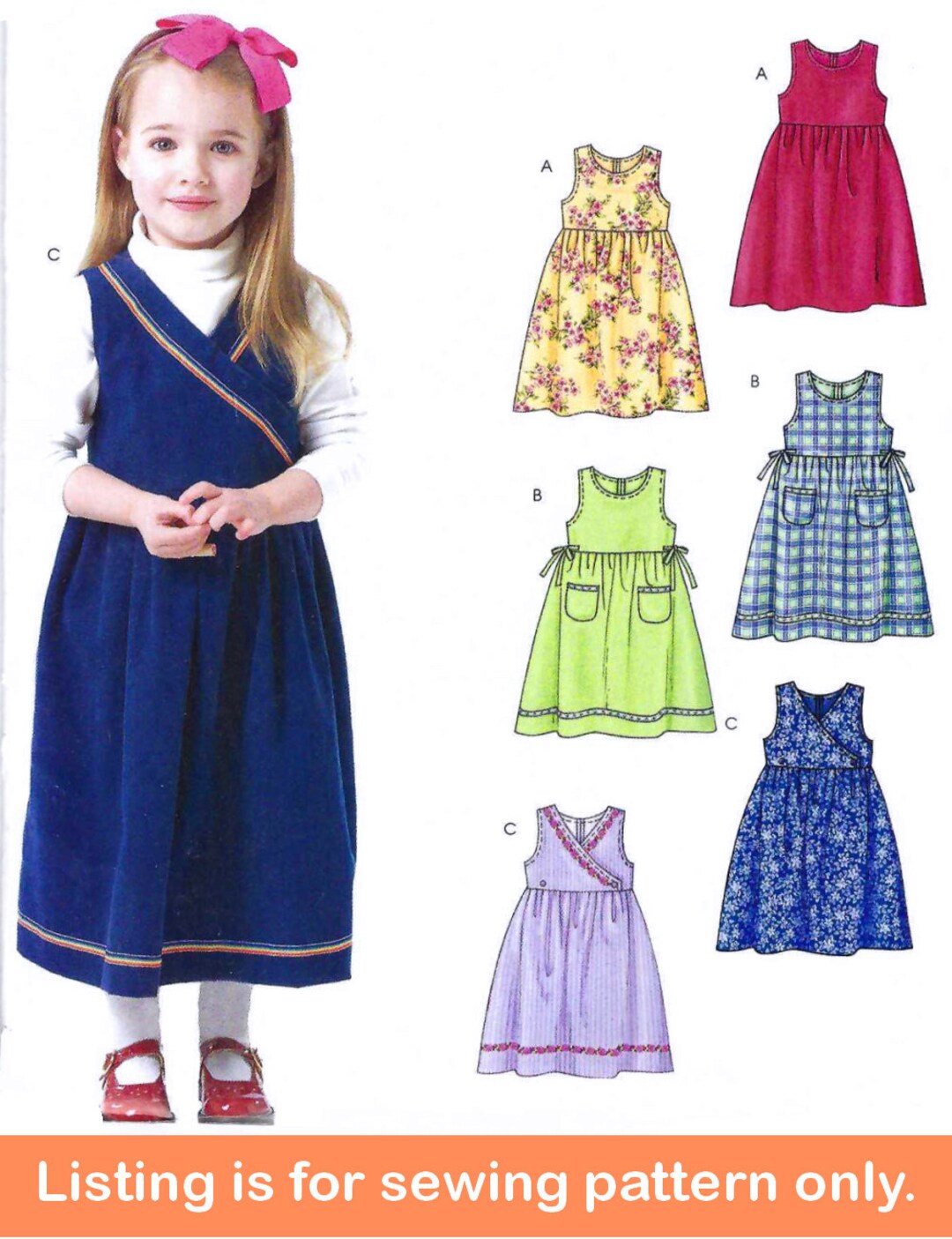 Sale!! JUMPER SEWING PATTERN | Sew Girls Clothes Clothing | Pockets ...
