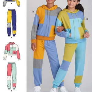 SWEATSUIT SEWING PATTERN | Sew Boys Girls Clothes Clothing | Sweatpants ...