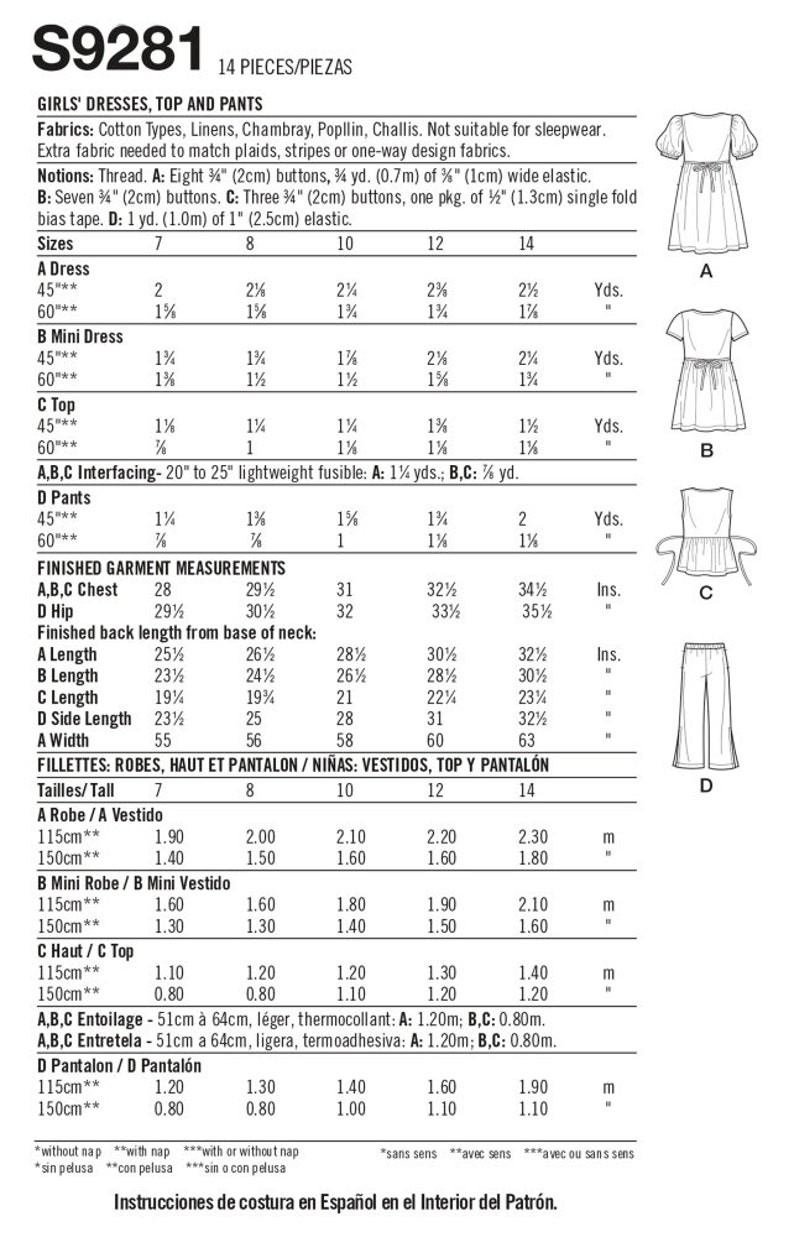 GIRLS SEWING PATTERN Make Tween Teen Clothes Kids Teenager | Etsy