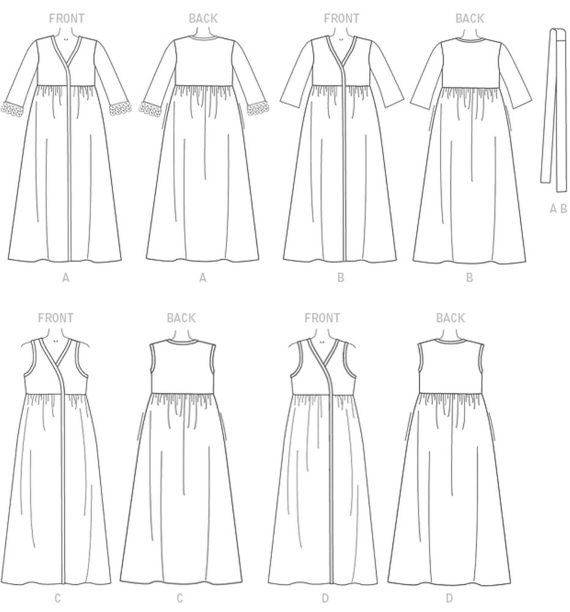 SLEEPWEAR SEWING PATTERN Make Womens Misses Clothes Clothing - Etsy