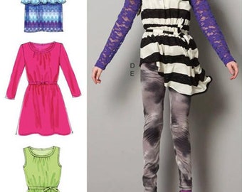 GIRLS SEWING PATTERN Sew Tween Teen Clothes Clothing Tank Top Shirt ...