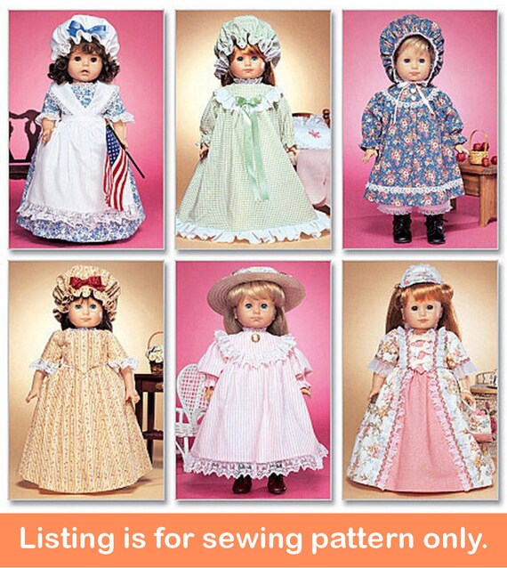 DOLL CLOTHES Sewing PATTERN Make Clothing for 18 Inch | Etsy