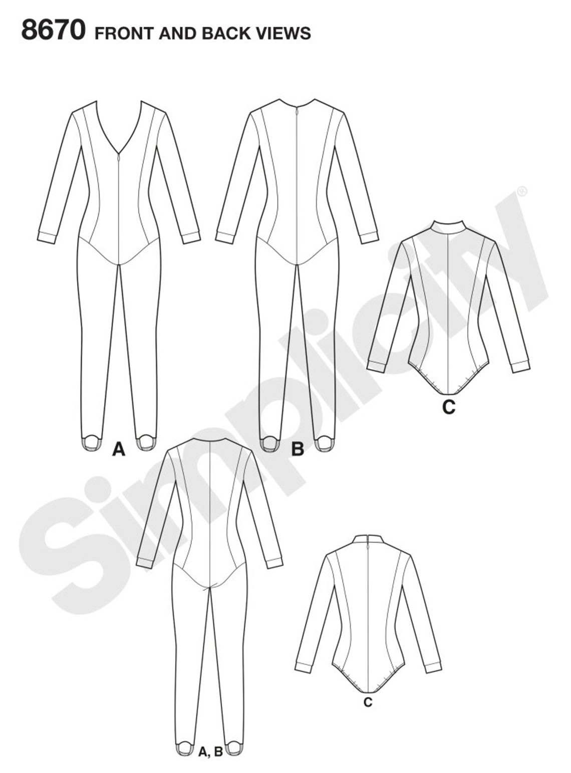 COSTUME SEWING PATTERN | Sew Women Halloween Carnival Leotard Unitard ...