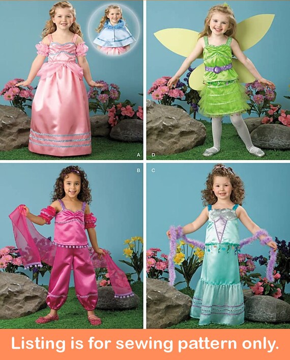 COSTUME SEWING PATTERN Sew Girls Halloween Carnival Outfit | Etsy