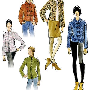 JACKET SEWING PATTERN | Sew Womens Misses Clothes Clothing | Fashion ...