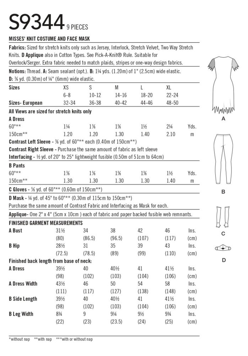 SALLY SEWING PATTERN Sew Women Costume Halloween Carnival - Etsy