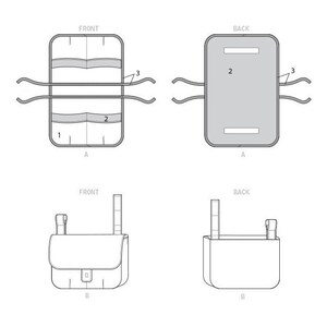 WALKER BAG Sewing PATTERN | Sew Scooter Rollator Organizer Carrier Tote ...