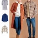 SHACKET SEWING PATTERN | Sew Mens Womens Misses Clothes Clothing ...