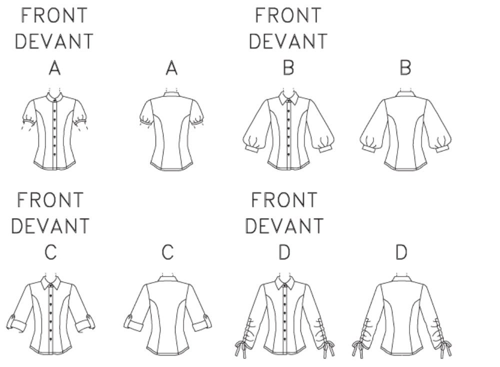 SHIRT SEWING PATTERN Sew Womens Clothes Clothing - Etsy