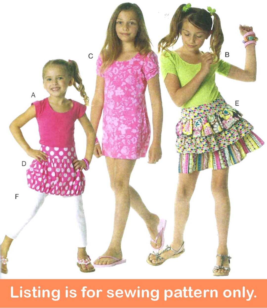 Sale!! GIRLS SEWING PATTERN | Sew Spring Clothes Clothing | Top Shirt ...