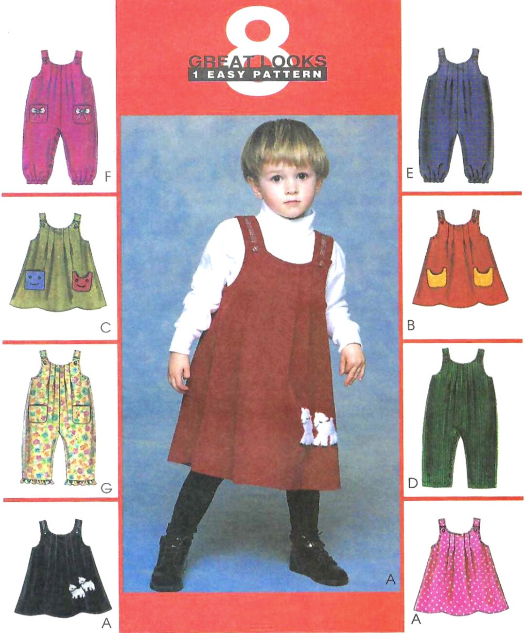 GIRLS SEWING PATTERN | Make Kids Clothes Clothing | Toddler Jumper ...