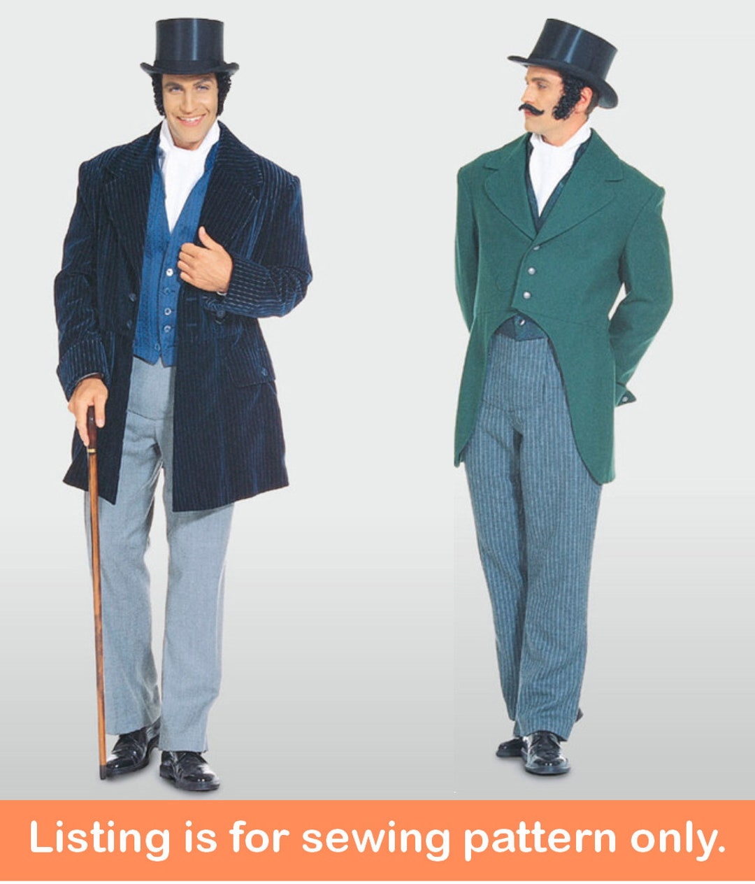 COSTUME SEWING PATTERN | Sew Mens Clothes Clothing | Halloween Regency ...