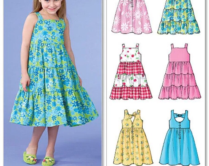 SUNDRESS SEWING PATTERN | Sew Girls Clothes Clothing | Dress Easy ...