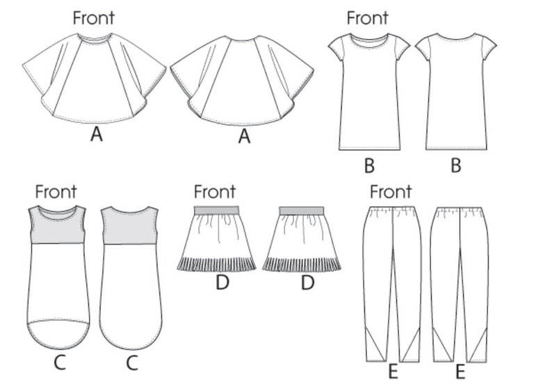 GIRLS SEWING PATTERN Sew Tween Teen Clothes Clothing Shirt | Etsy