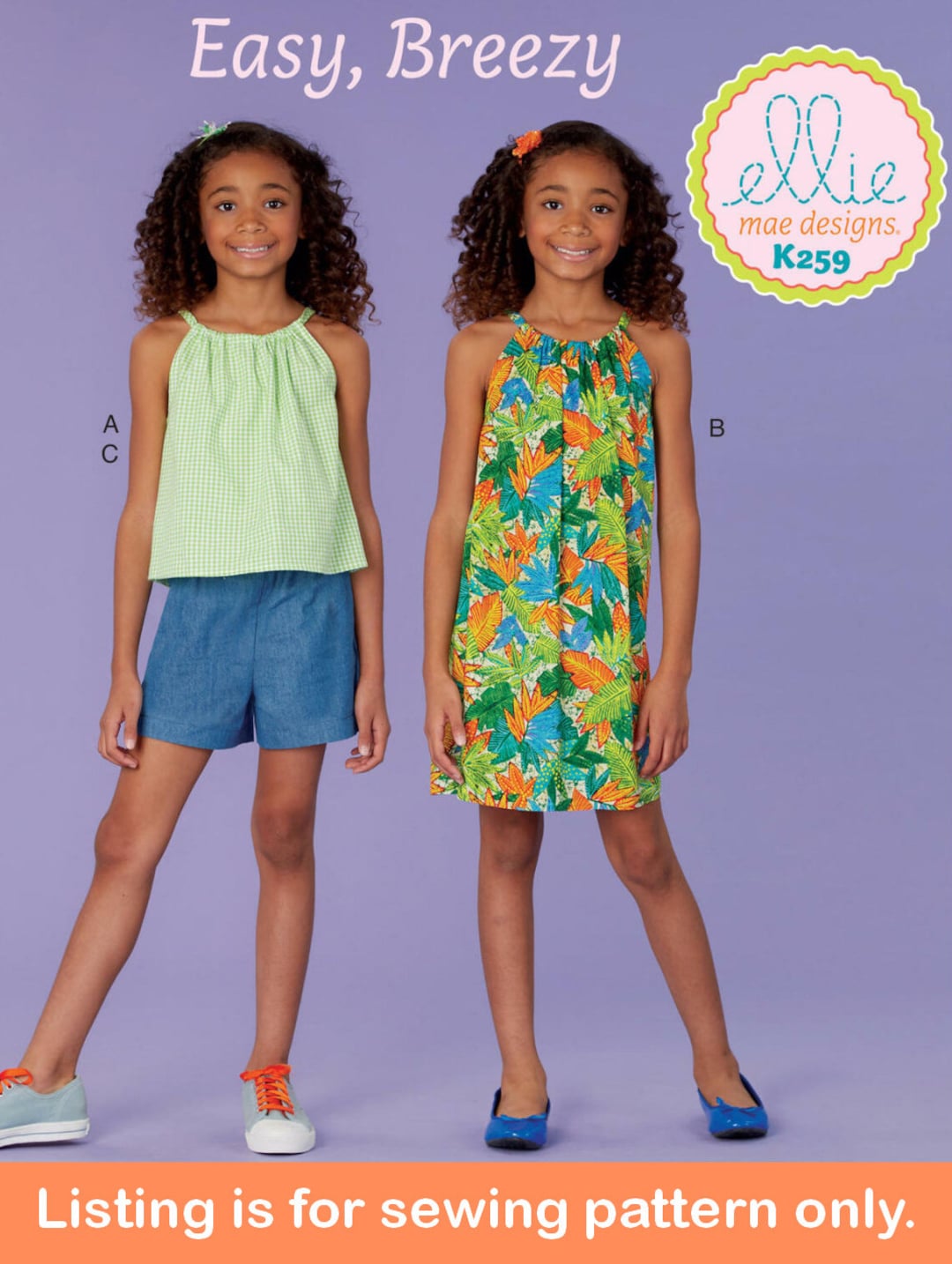 GIRLS SEWING PATTERN Sew Tween Teen Clothes Clothing Tank - Etsy