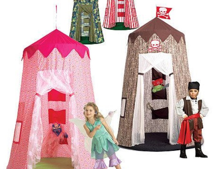 Sale CANOPY SEWING PATTERN Sew Playhouse Play House Tent Fort Kids ...
