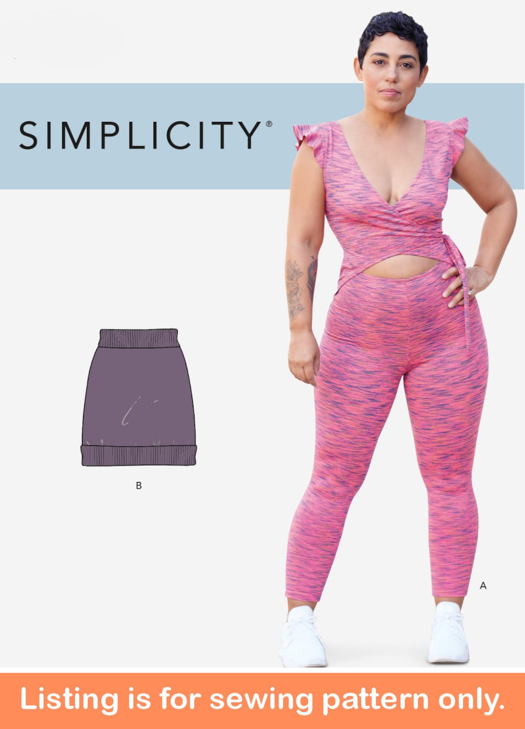 BODYSUIT SEWING PATTERN | Sew Womens Clothes Clothing | Jumpsuit Skirt ...