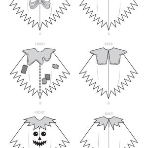 COSTUME SEWING PATTERN | Sew Womens Halloween Carnival Outfit | Poncho ...