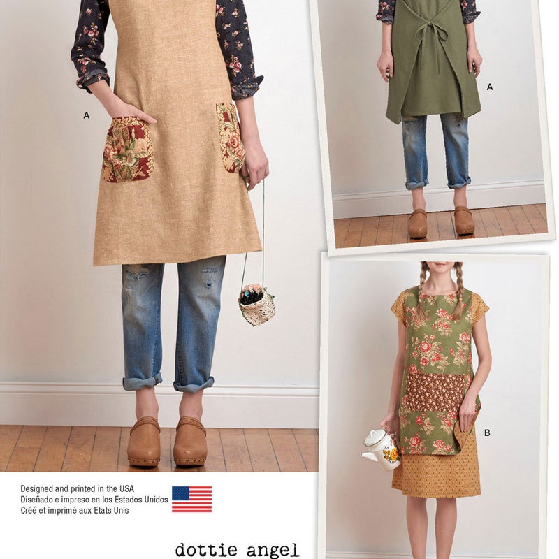 Wrap Apron Pattern - Etsy