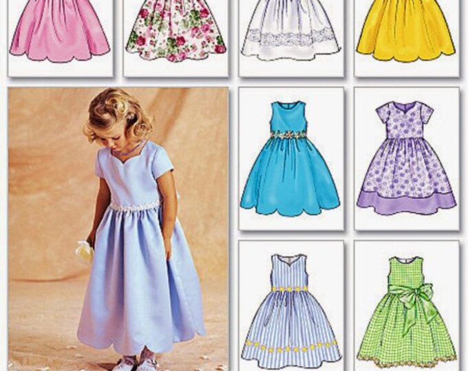 DRESS SEWING PATTERN | Make Girls Clothes | Kids Clothing Party Easter ...