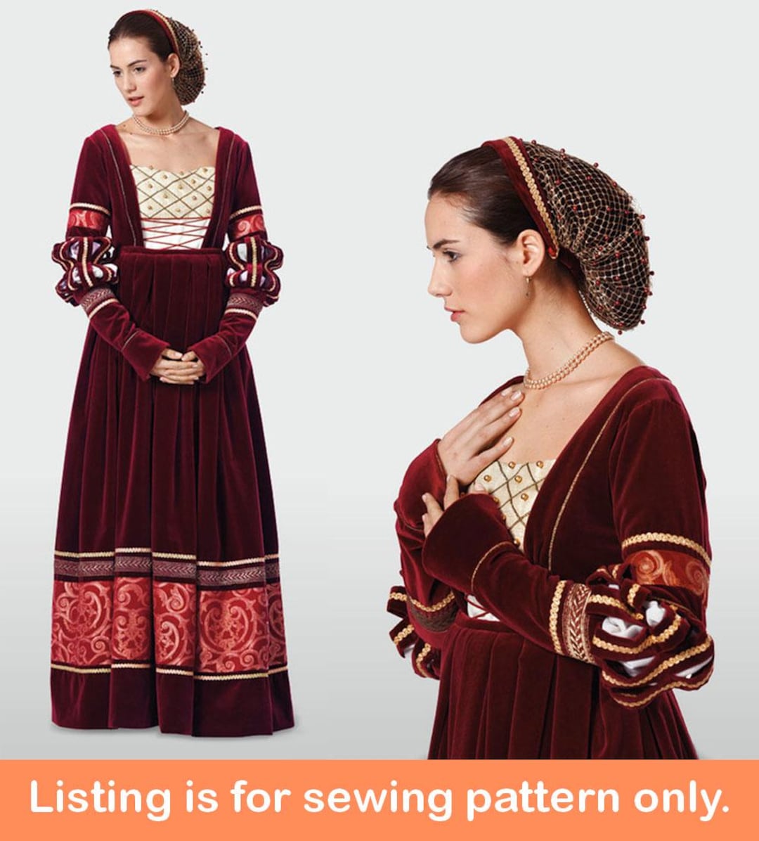 COSTUME SEWING PATTERN | Sew Women Halloween Carnival | Top Skirt Hair ...