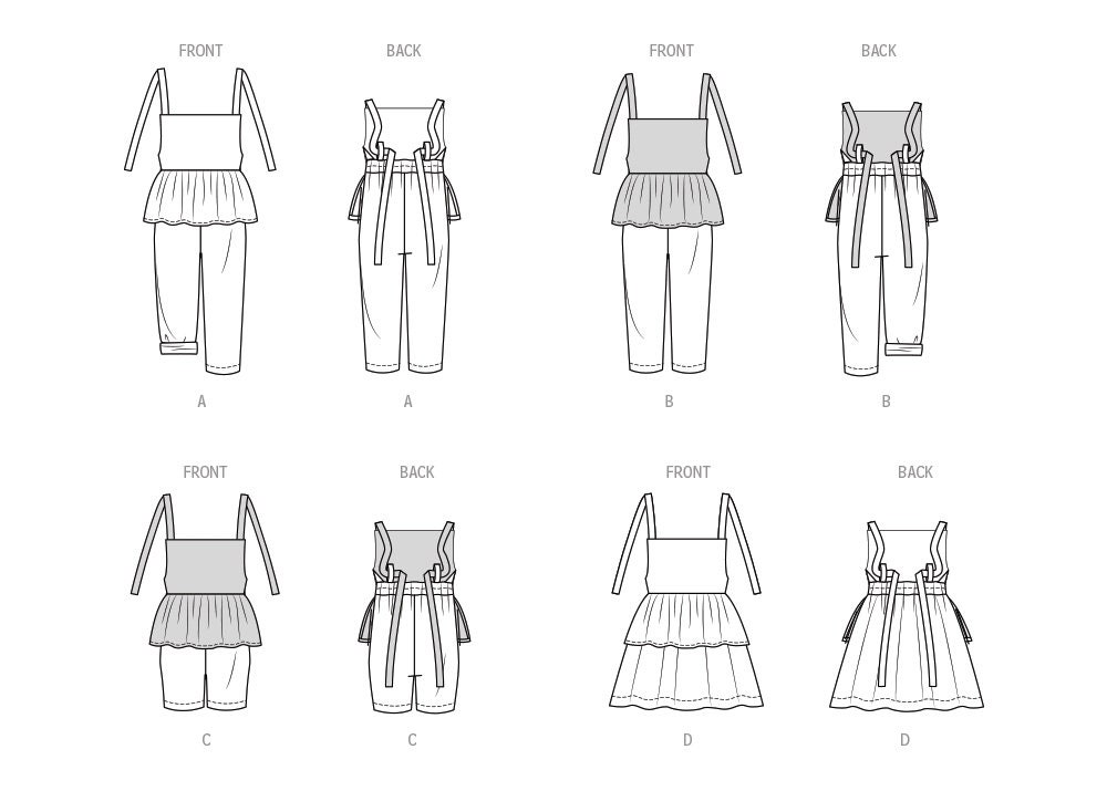 GIRLS SEWING PATTERN | Sew Toddler Clothes Clothing | Long Short ...