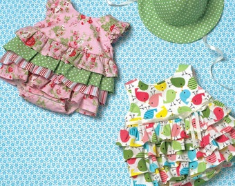 BABY SEWING PATTERN Make Infant Clothes Clothing Dress Hat Sundress ...