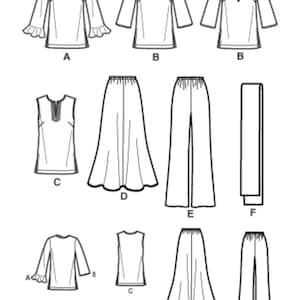 WOMENS SEWING PATTERN | Sew Easy Clothes Clothing | Shirt Tank Top ...