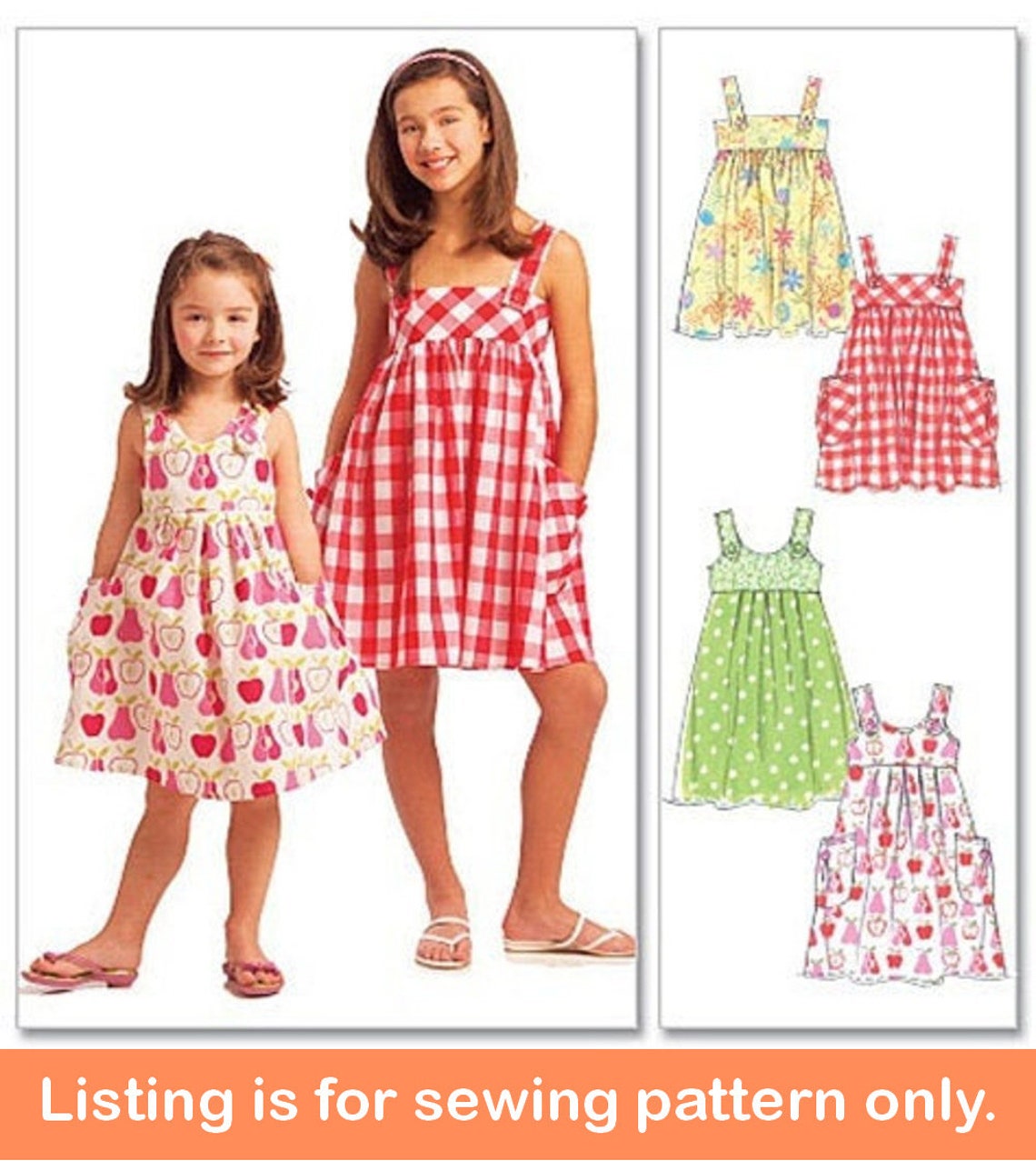 SUNDRESS SEWING PATTERN | Make Girls Clothes | Kids Clothing Summer ...