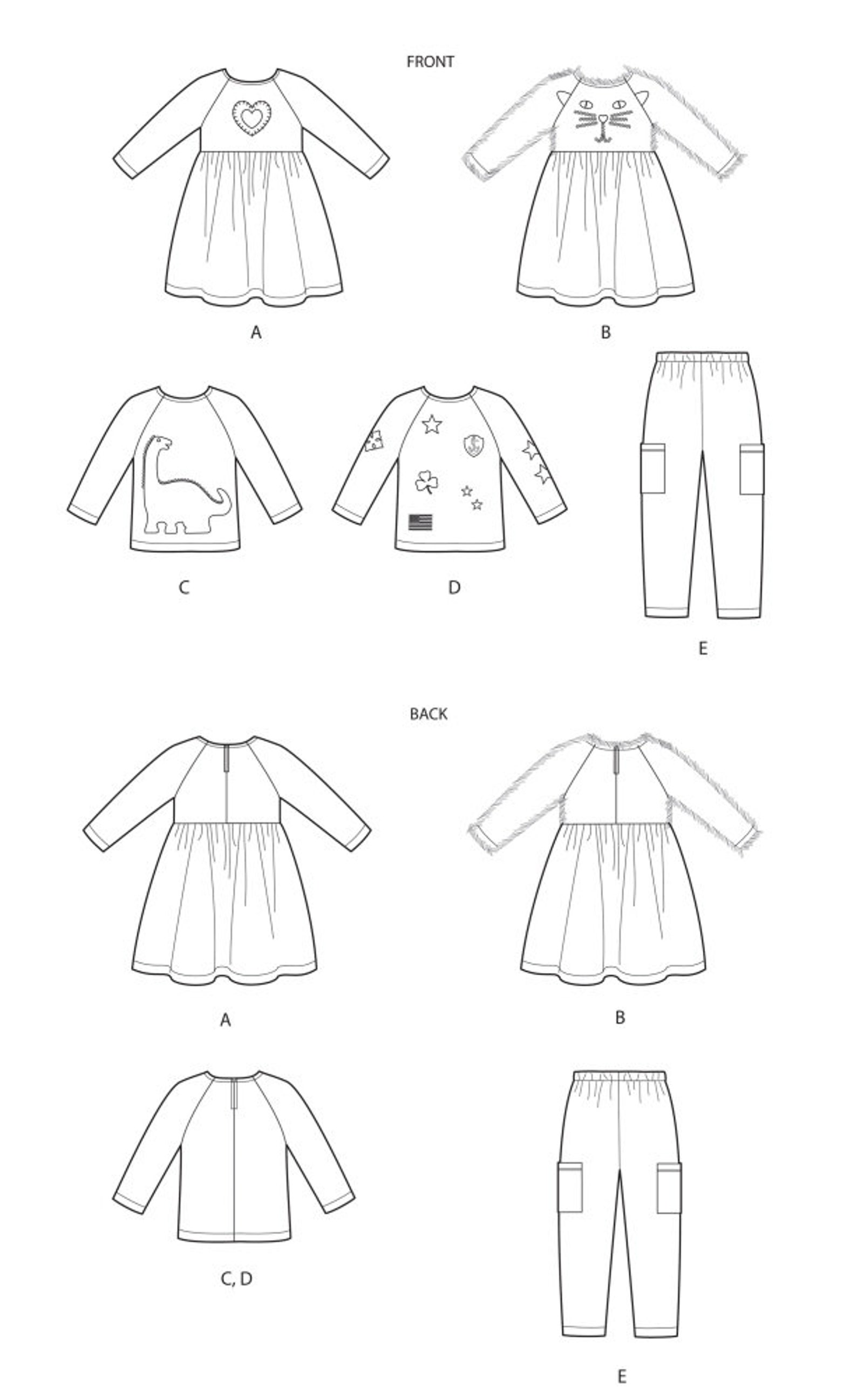 KIDS SEWING PATTERN Make Boys Girls Clothes Clothing | Etsy