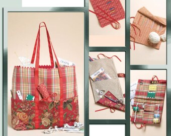 SEWING ACCESSORIES PATTERN Sew Sewing Mat Cover Bag Storage Organizer ...