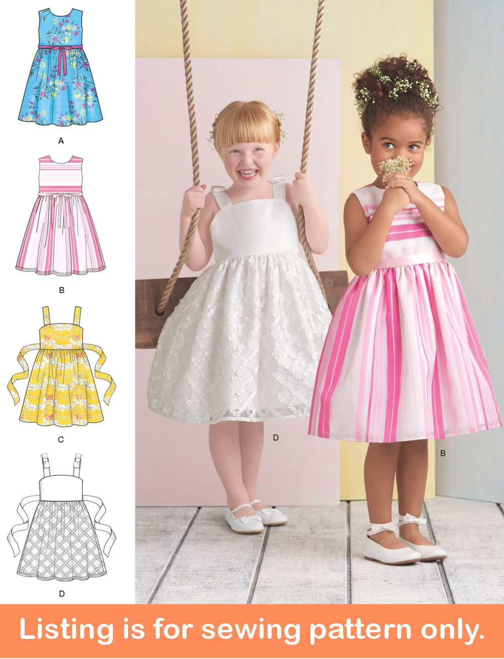 Sale!! DRESS SEWING PATTERN | Make Girls Clothes | Kids Clothing Party ...