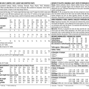 GIRLS SEWING PATTERN | Sew Retro Clothes Clothing | Jumper Vest Jacket ...