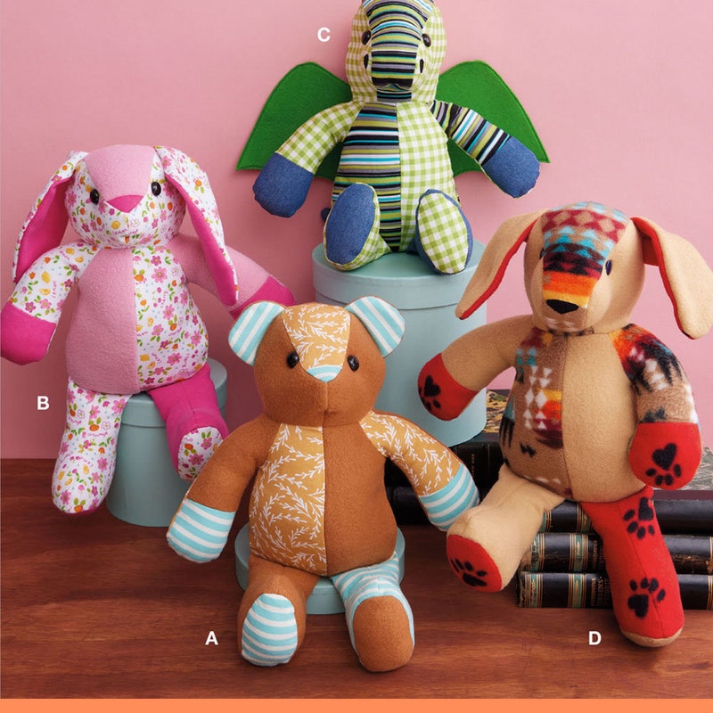 Patchwork Bunny - Etsy