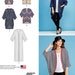 KIMONO SEWING PATTERN Sew Womens Clothes Clothing Wrap Shawl Cardigan ...