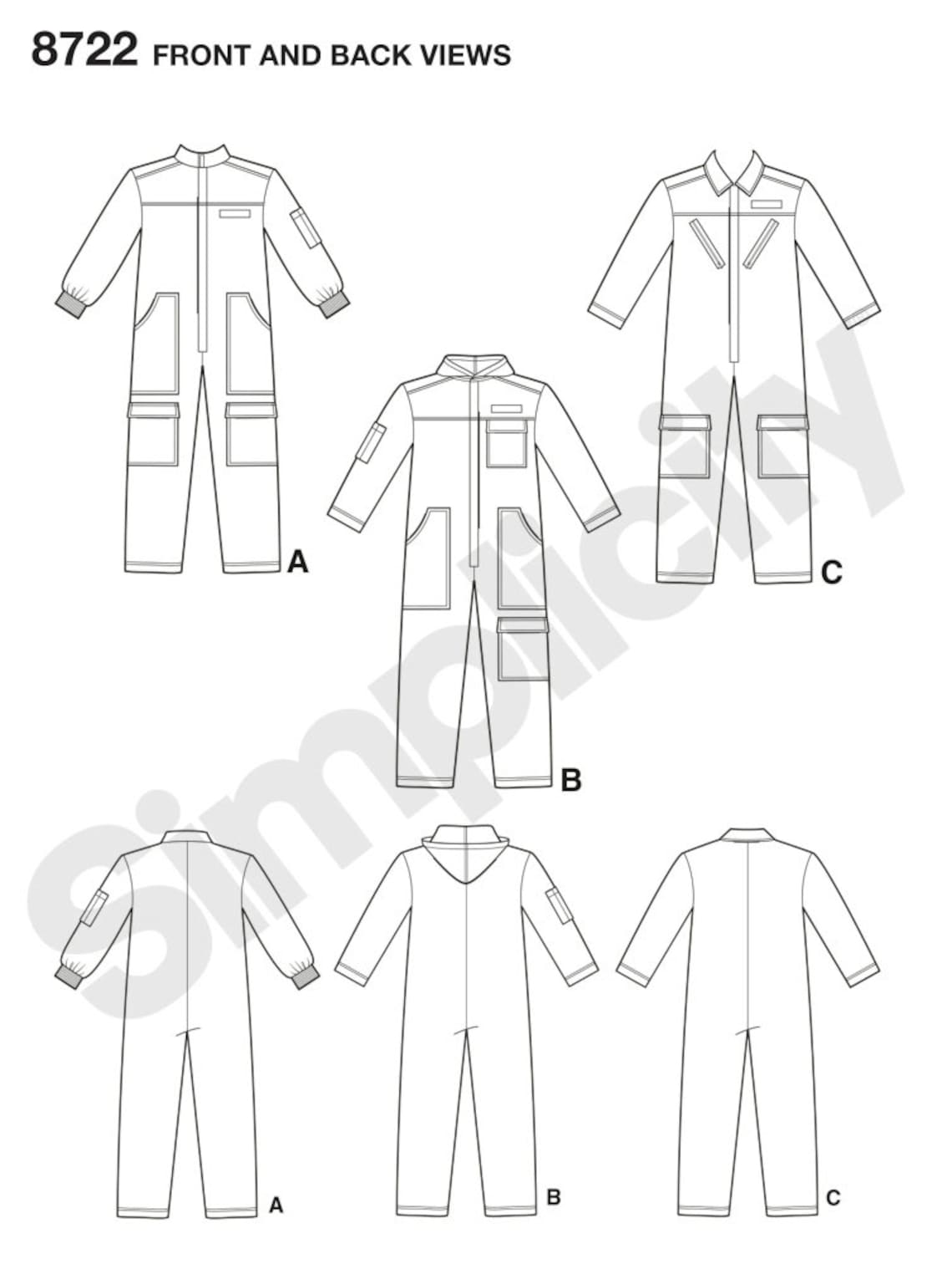 COVERALLS SEWING PATTERN Sew Women Men Teen Halloween | Etsy