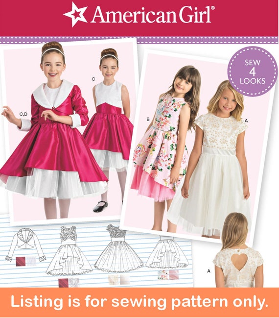 FORMAL DRESS Sewing PATTERN Sew Girls Clothes Clothing | Etsy