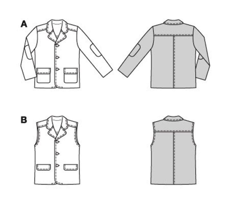 BOYS SEWING PATTERN | Sew Fall Clothes Clothing | Formal Suit Jacket ...