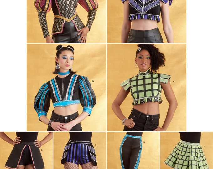 2 COSTUME SEWING PATTERNS Sew Women Halloween Outfit Six - Etsy