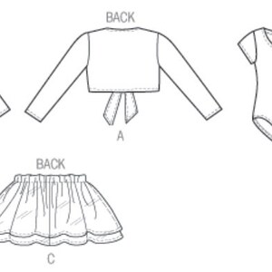DANCEWEAR SEWING PATTERN | Sew Girl Ballet Clothes Clothing | Leotard ...