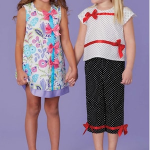 GIRLS SEWING PATTERN | Sew Summer Clothes Clothing | Dress Sundress Top ...