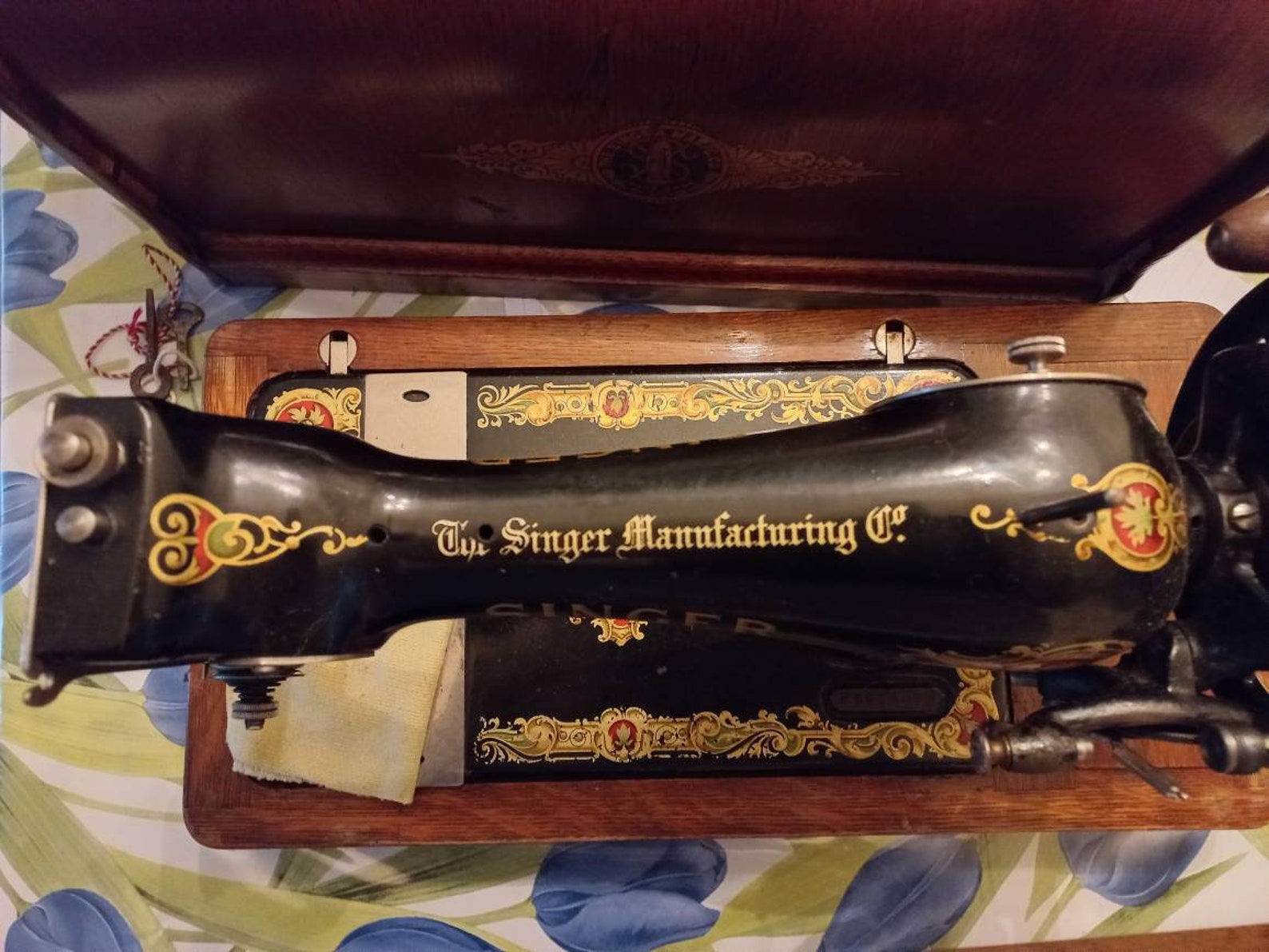 128 K Old Rare Hand Held Singer Sewing Machine 1912 Antique - Etsy