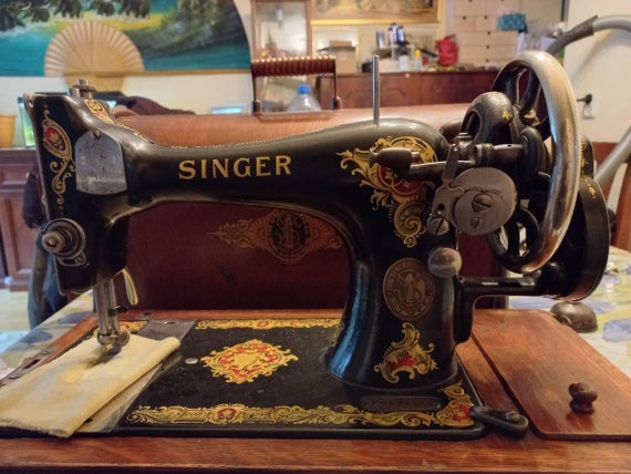 128 K Old Rare Hand Held Singer Sewing Machine 1912 Antique - Etsy
