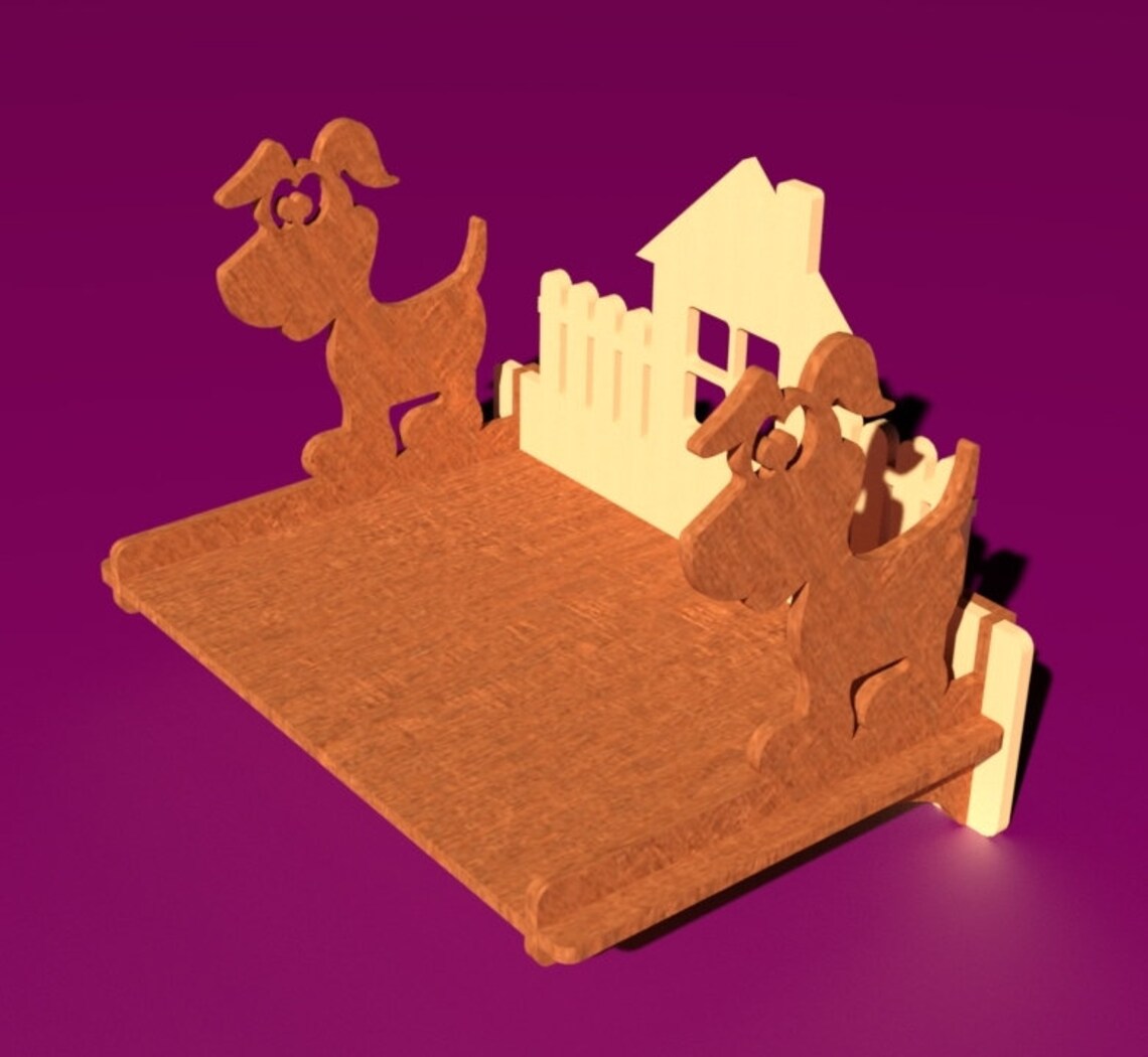 Children's Shelf, Cnc Pattern, Cnc Plan, 3D Project, Laser Cut ...