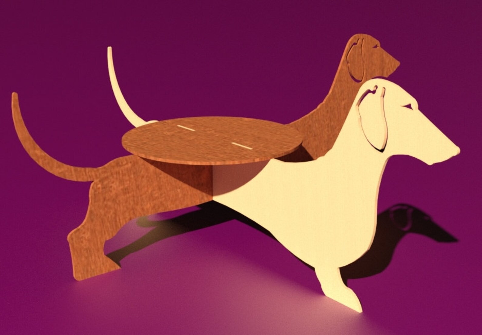 Stand, Dachshund, Dog, Cnc Plan, Cnc Pattern, 3D, Laser Cut, Download ...