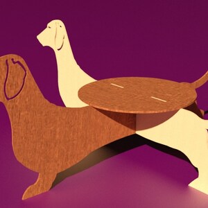 Stand, Dachshund, Dog, Cnc Plan, Cnc Pattern, 3D, Laser Cut, Download ...