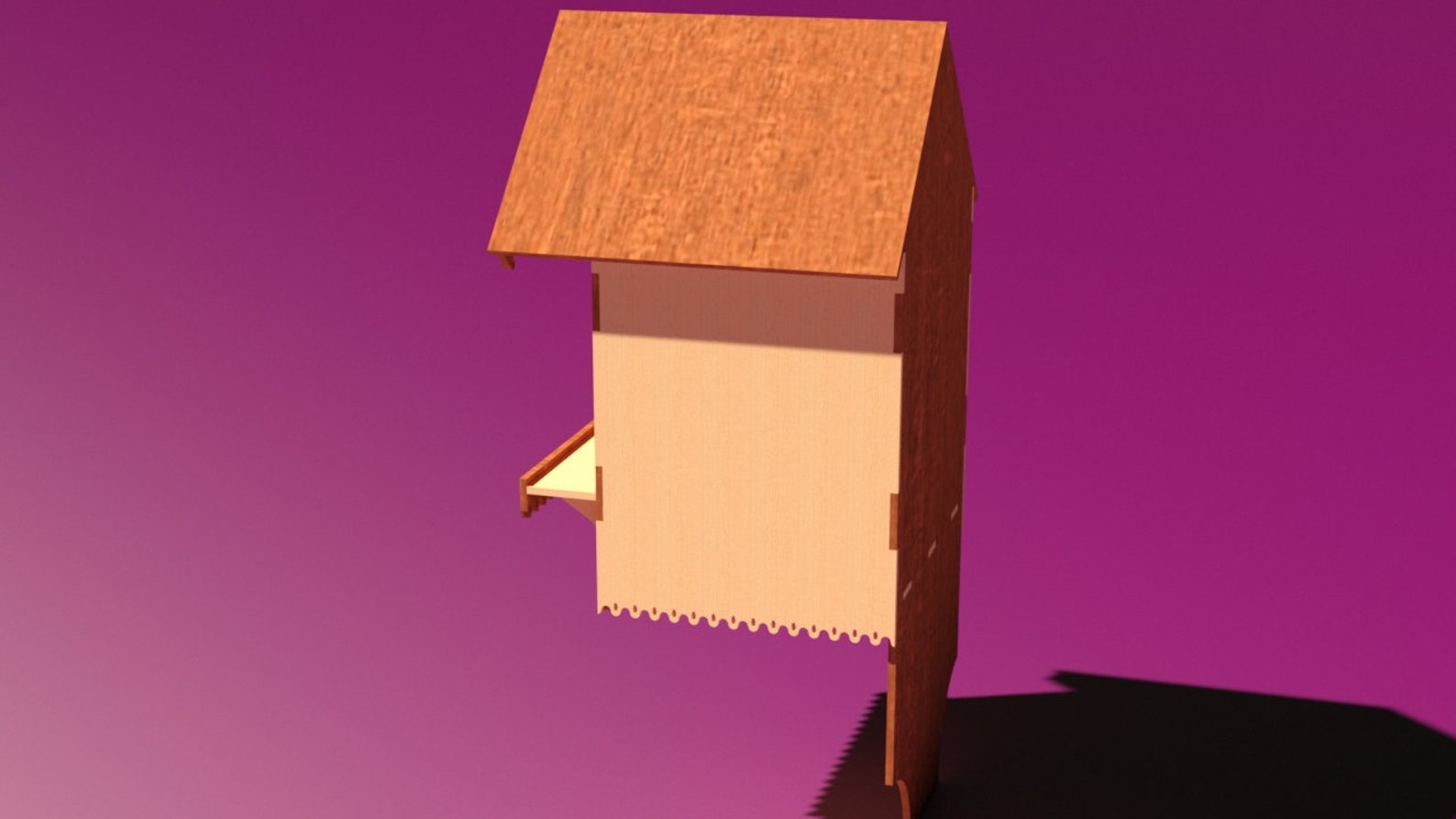 Birdhouse, Cnc Pattern, Cnc Plan, 3d Project, Laser Cut, Download, Ai ...