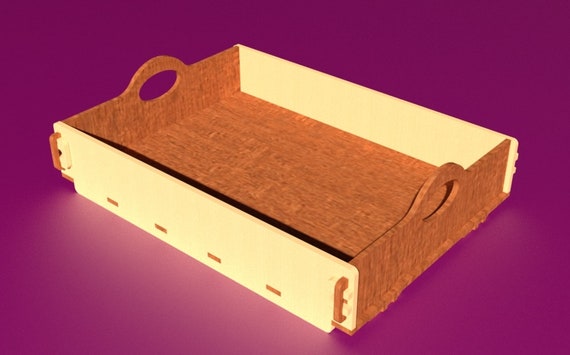 Clip-on Tray Cnc Pattern Cnc Plan 3D Project Laser Cut | Etsy