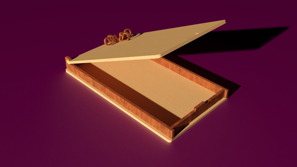 Gift Box Box Cnc Pattern Cnc Plan 3d Laser Cut Download - Etsy